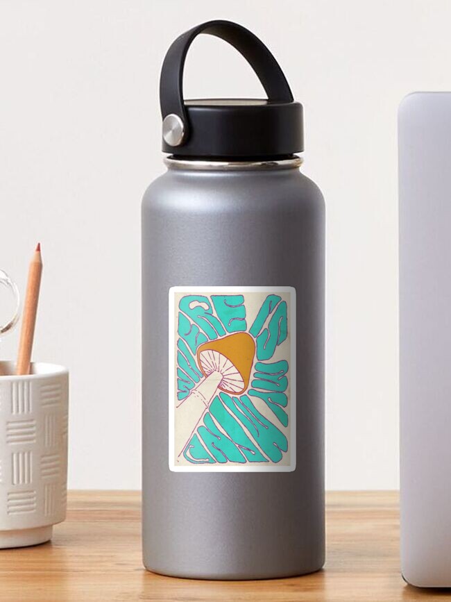 "where is my mind shrooms" Sticker for Sale by amand0nt | Redbubble