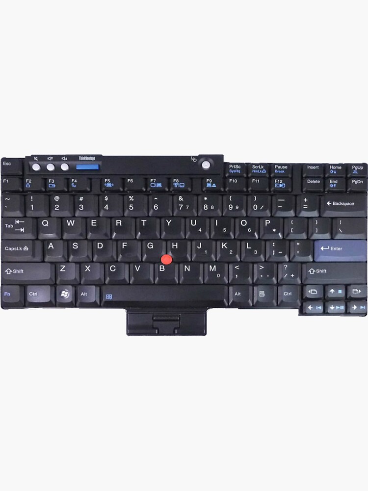 "Thinkpad Keyboard Realistic" Sticker for Sale by Nostalgio | Redbubble