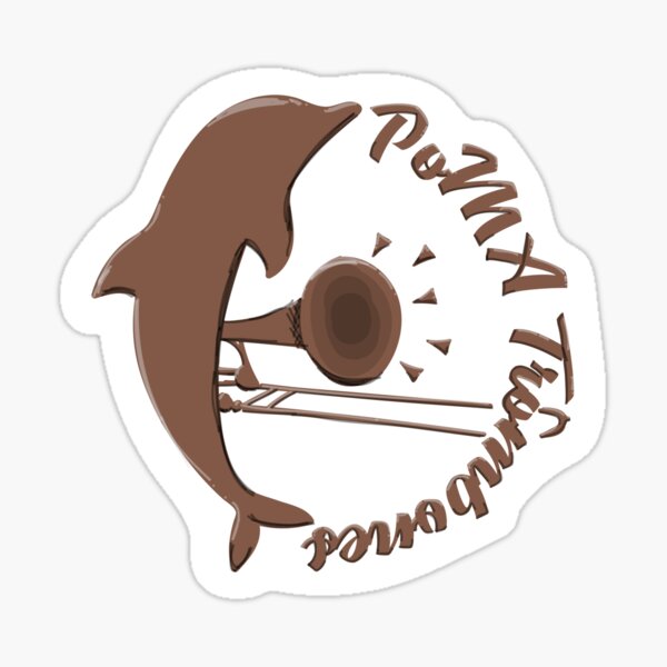 "PoMA Bones Logo" Sticker by Nlcopenhaver | Redbubble