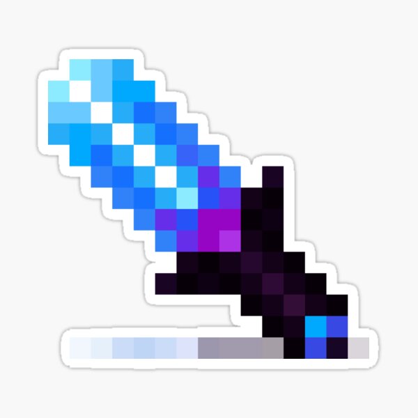 "Pixel Electric Blade 1" Sticker for Sale by BenHenry | Redbubble