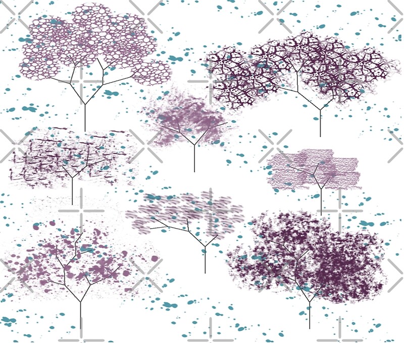 "Magical purple trees" by simplymslori | Redbubble