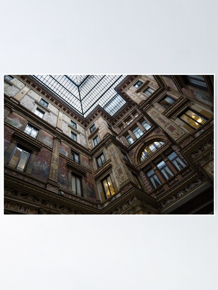 "Elaborate Atrium Murals " Poster for Sale by GeorgiaM | Redbubble