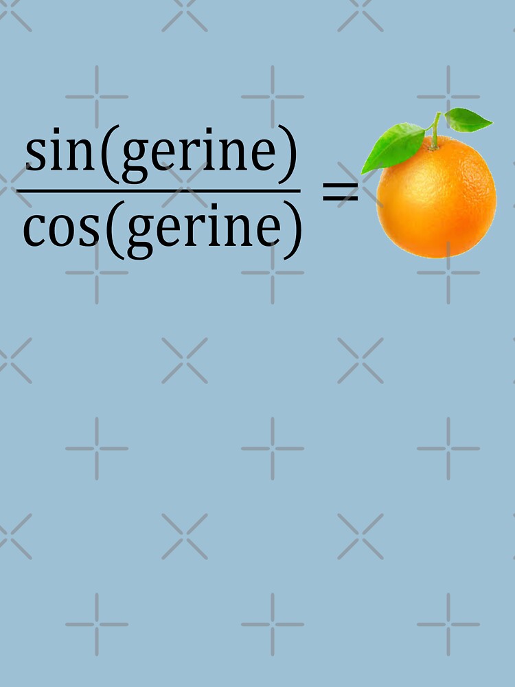 "tan(gerine) math" Essential T-Shirt for Sale by bethcentral | Redbubble