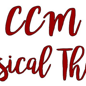 "ccm musical theatre" Sticker for Sale by idkemma | Redbubble