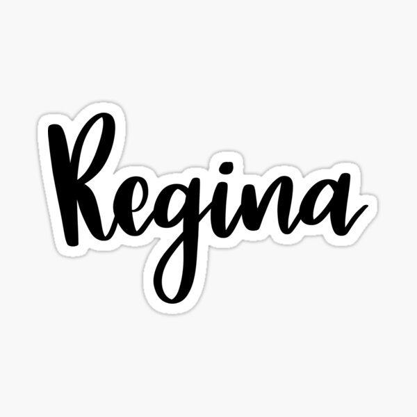 "Regina" Sticker for Sale by ellietography | Redbubble