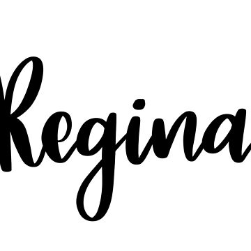 "Regina" Sticker for Sale by ellietography | Redbubble