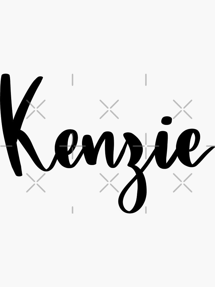 "Kenzie" Sticker for Sale by ellietography | Redbubble