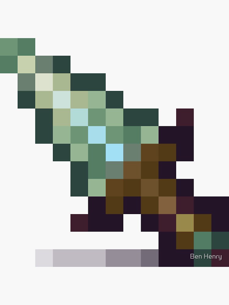 "Pixel Fine Blade 6" Sticker for Sale by BenHenry | Redbubble