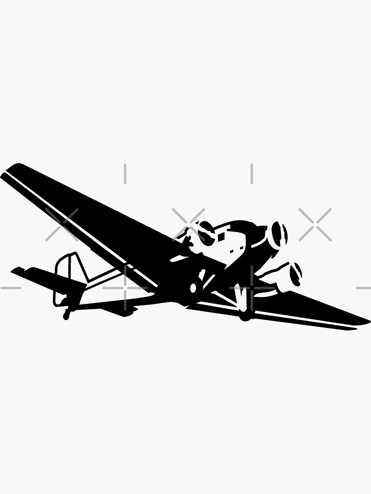 "Junkers Ju-52" Sticker for Sale by sibosssr | Redbubble