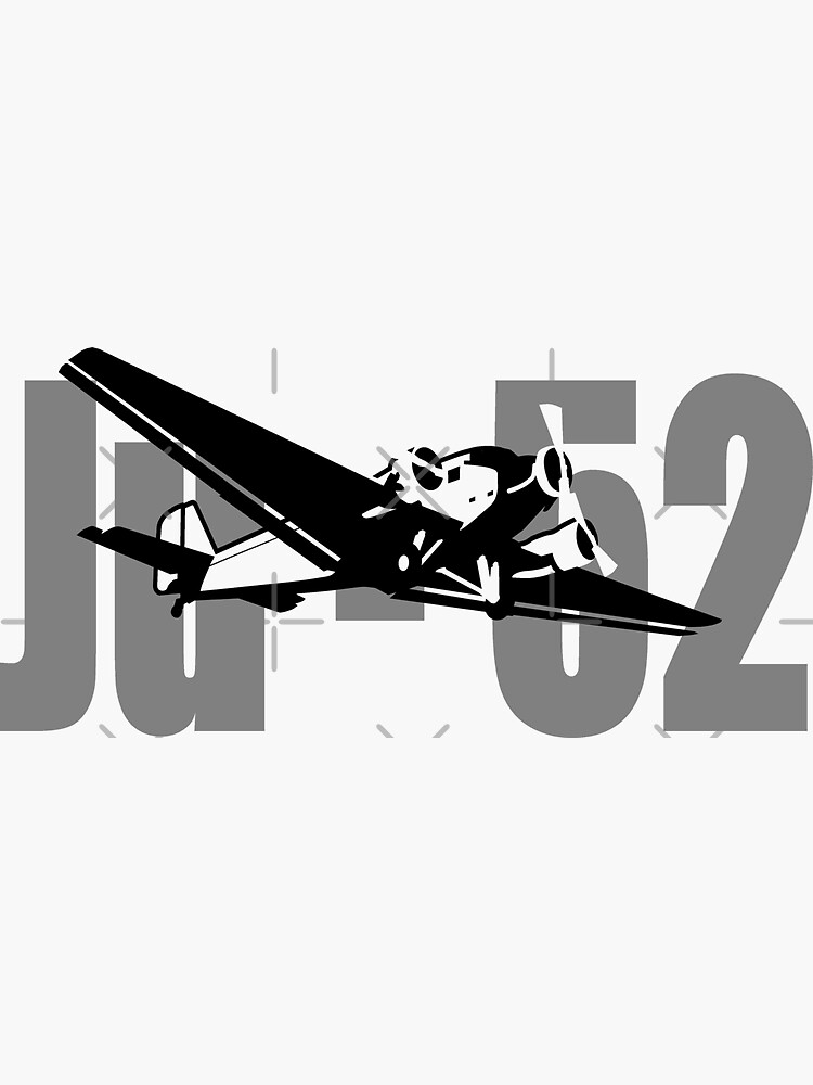 "Junkers Ju-52" Sticker von sibosssr | Redbubble