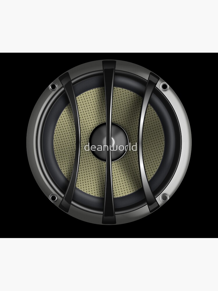 Speaker Phone Cover - Bass Subwoofer T-Shirt Sticker Premium Matte ...