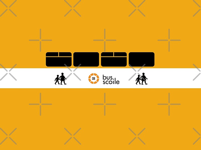 "1970's & 80's Irish School Bus Design (bus scoile)" by 2cimage | Redbubble