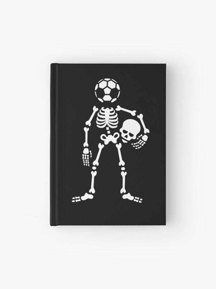 "skeleton soccer ball head holding skull Halloween football hooligan ...