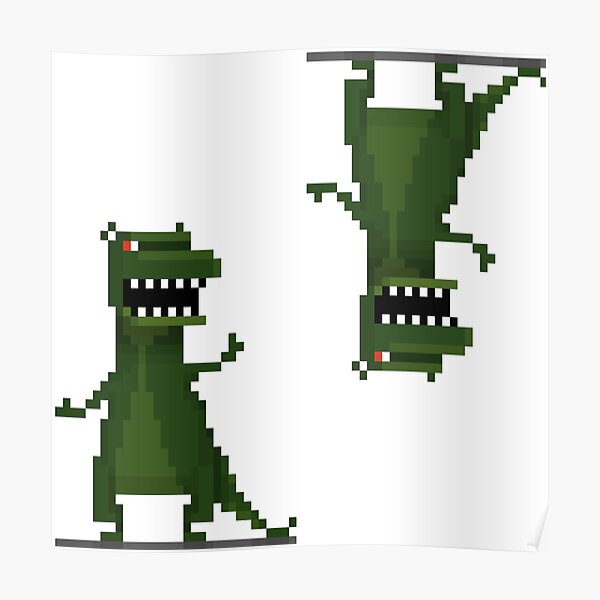 "8bit Lizard Lord" Poster for Sale by fasiq77 | Redbubble
