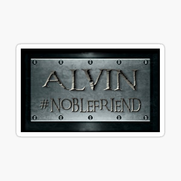 "Alvin" Sticker by GBUnique2018 | Redbubble