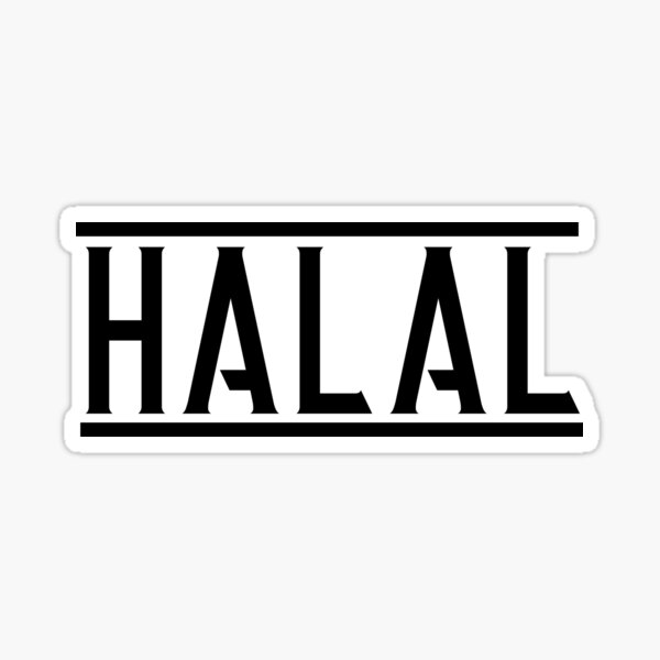 Halal Stickers | Redbubble