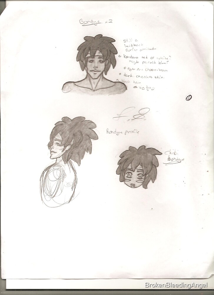 "Bondye Sketches" by BrokenBleedingAngel | Redbubble