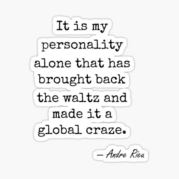 Andre Rieu Stickers | Redbubble