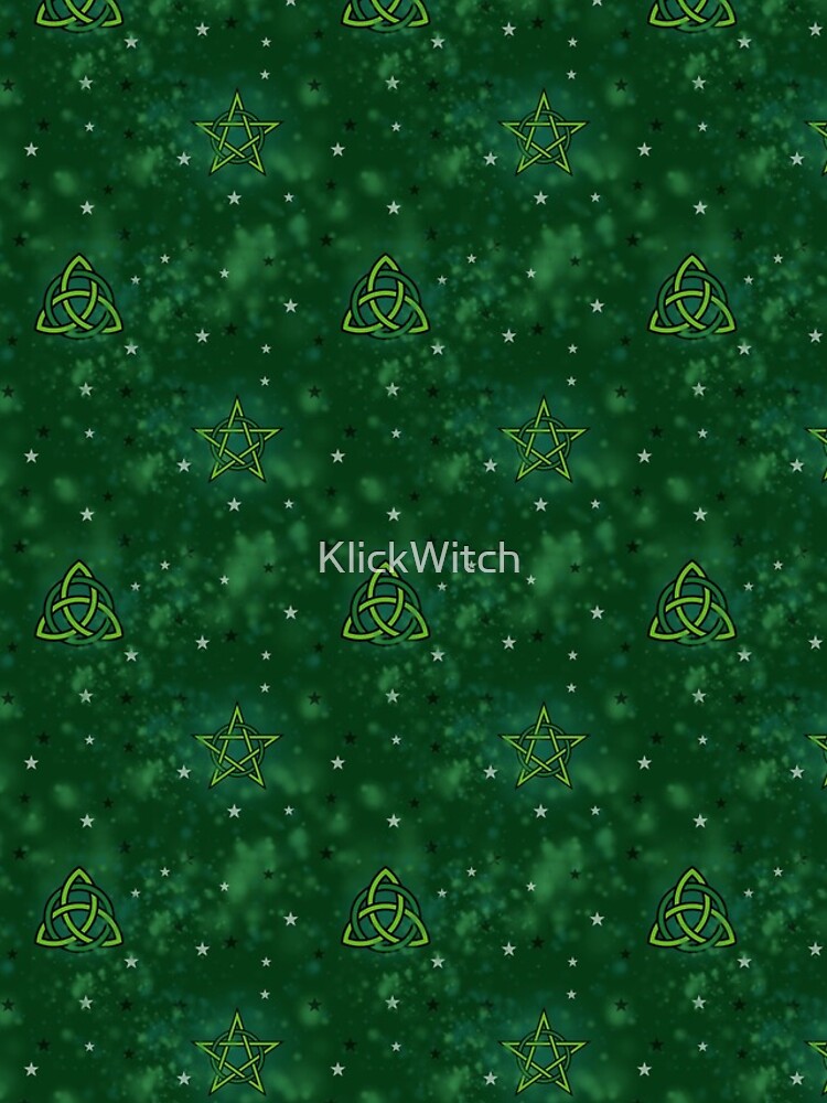 "Green Pagan Wiccan Pattern" iPhone Case for Sale by KlickWitch | Redbubble