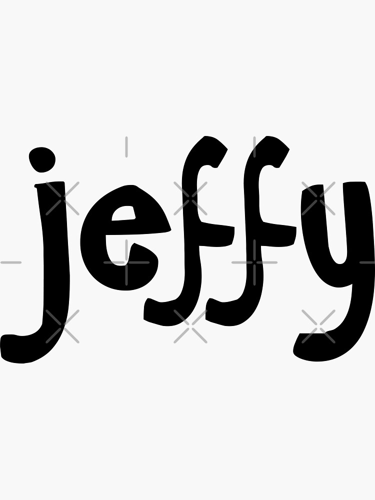 "Jeffy" Sticker for Sale by TheFlying6 | Redbubble