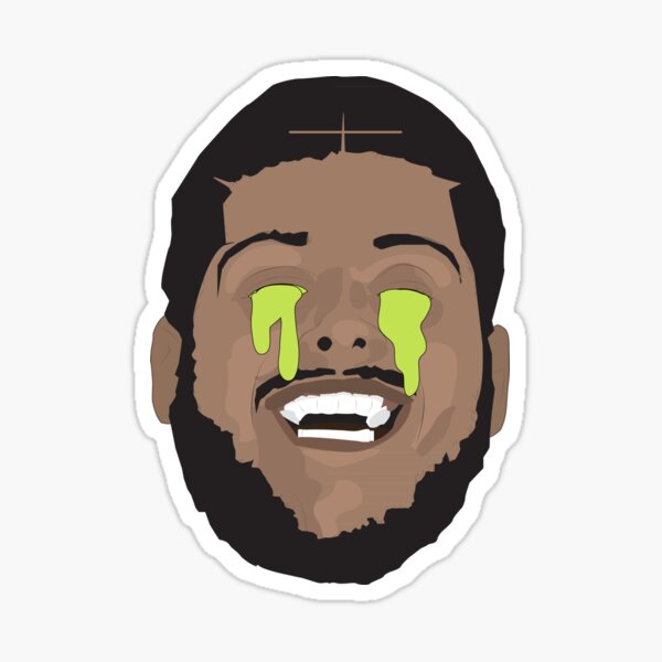 "Ooze eyes face" Sticker by SamuelMolina | Redbubble