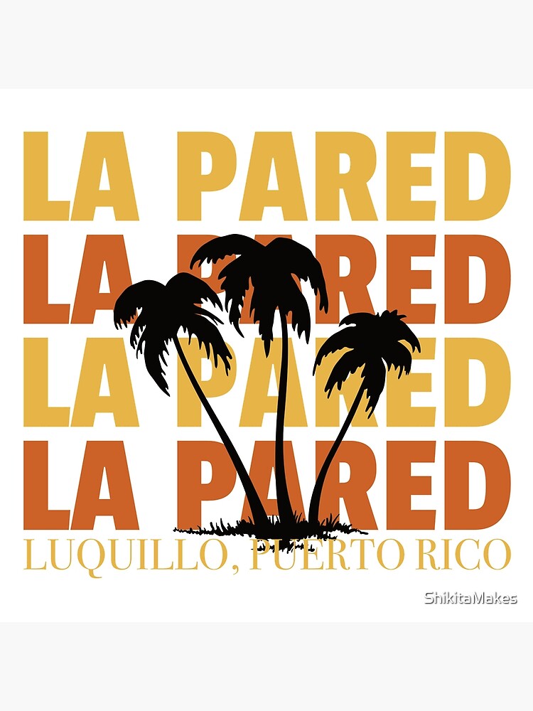 "La Pared Surf Beach Luquillo Puerto Rico Surfing East Coast" Art Board ...