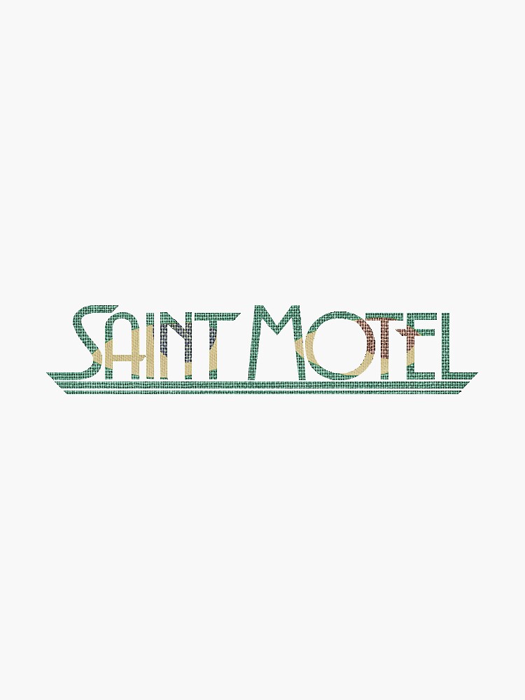 "Saint Motel" Sticker for Sale by Rosalee Hacker | Redbubble