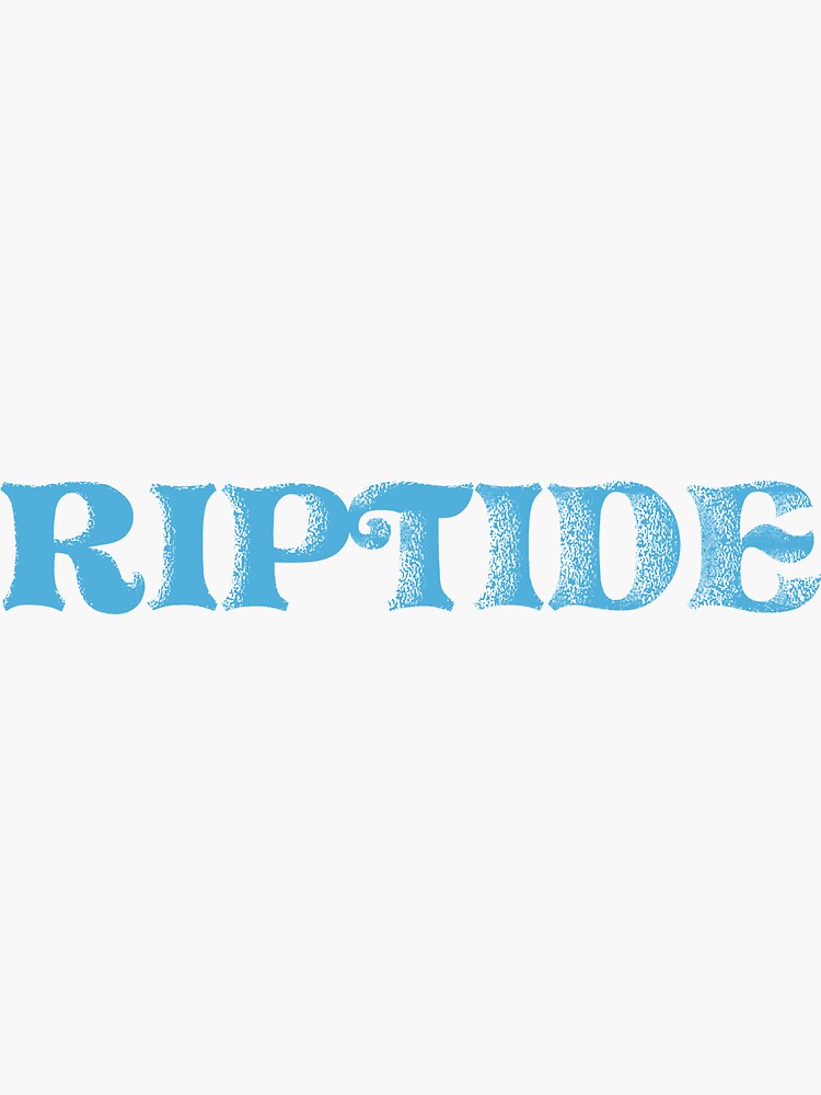 "Riptide Sticker" Sticker for Sale by Carly's Creations | Redbubble