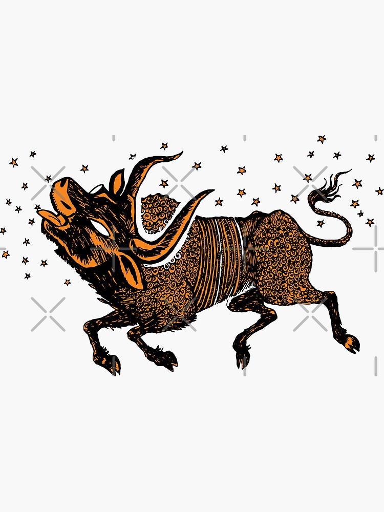 "Crete bull" Sticker by duxpavlic | Redbubble
