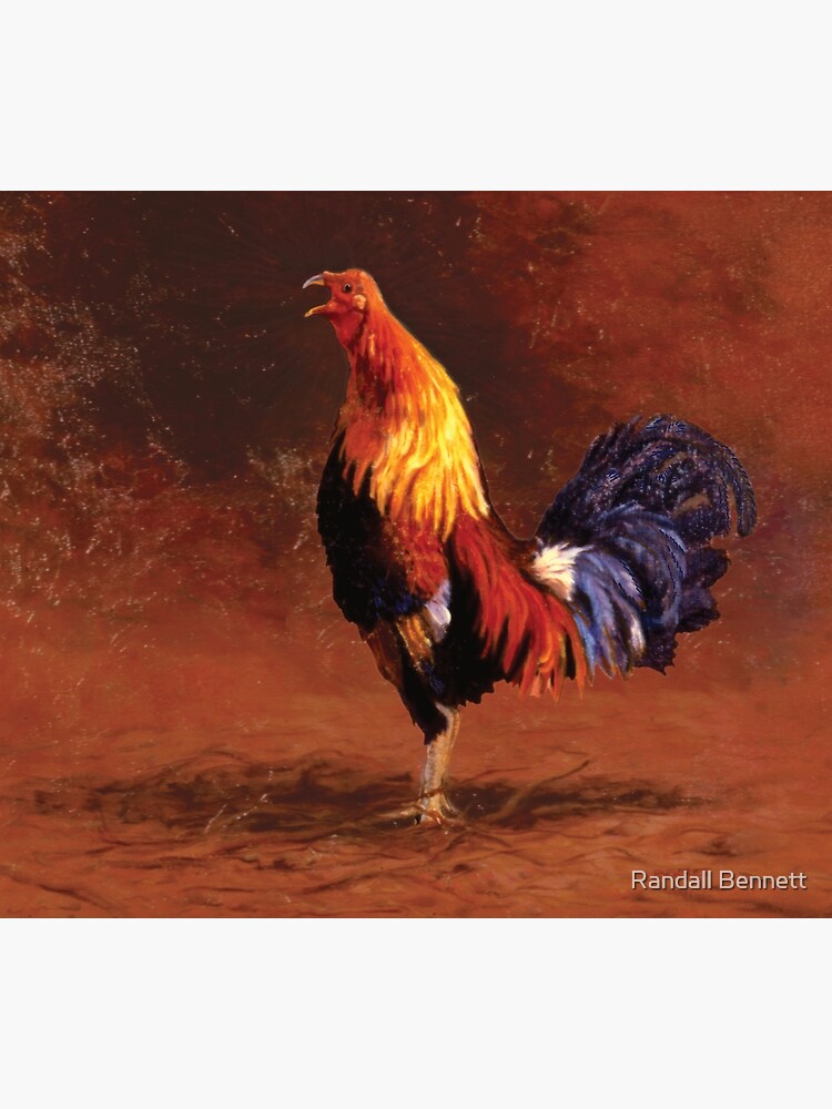 "Fighting Rooster" Framed Art Print for Sale by Forestpoolart | Redbubble