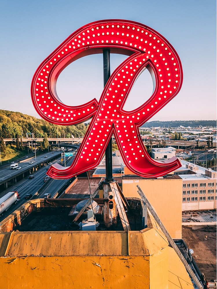 "Rainier "R"" Framed Art Print for Sale by RudyWillingham | Redbubble