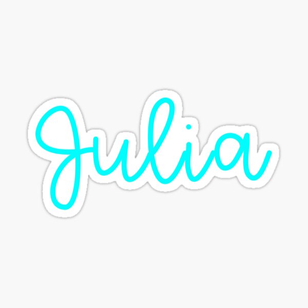 Sticker: Julia | Redbubble