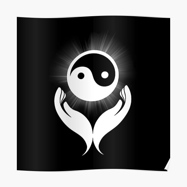 "THE TAO 5 (Yin and Yang)" Poster by hornedquad | Redbubble