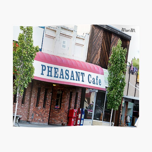"Pheasant Cafe" Poster by moregoodart | Redbubble