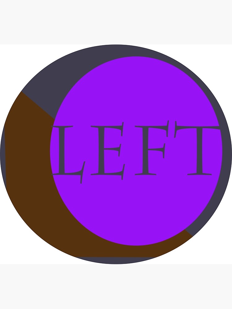 "Left Logo" Poster for Sale by MountainSkyS | Redbubble