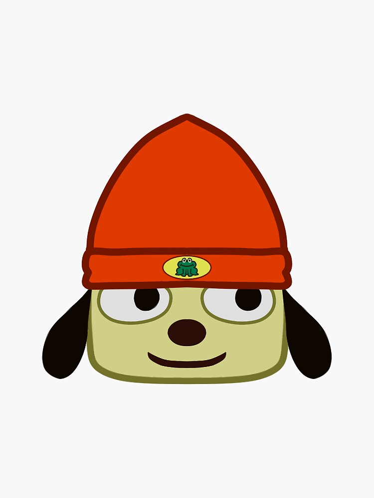 "Parappa The Rapper Face" Sticker for Sale by ReaperOfTheMEEP | Redbubble