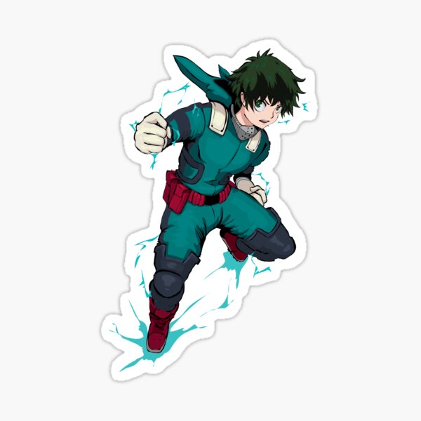 "BNHA Izuku/Deku Sticker" Sticker for Sale by phmnstr | Redbubble