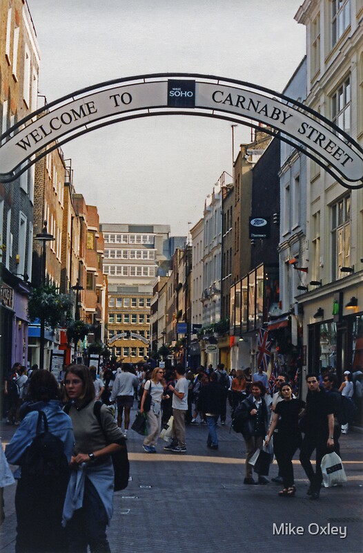 "Carnaby Street, Soho" by Mike Oxley | Redbubble