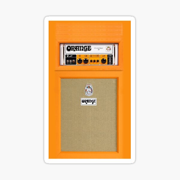 Orange Amp Stickers | Redbubble