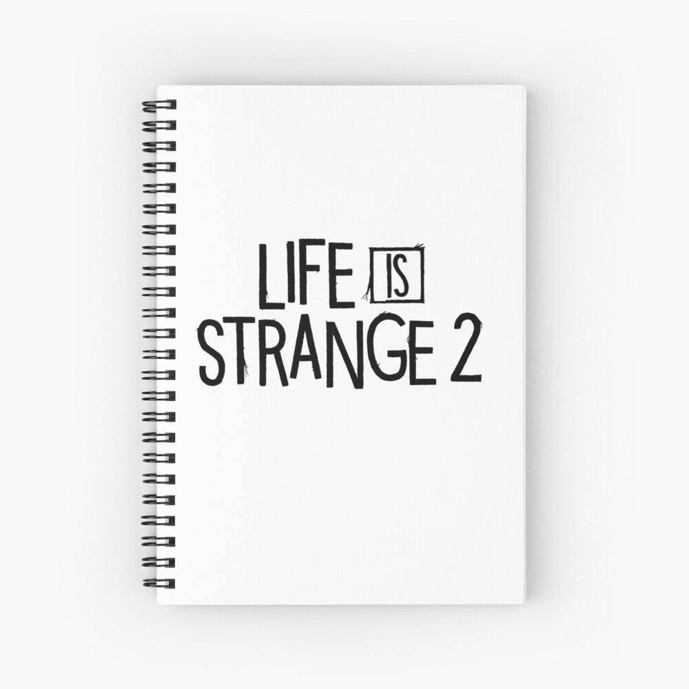 "Life is Strange 2 - Simple Black Logo" Spiral Notebook for Sale by ...