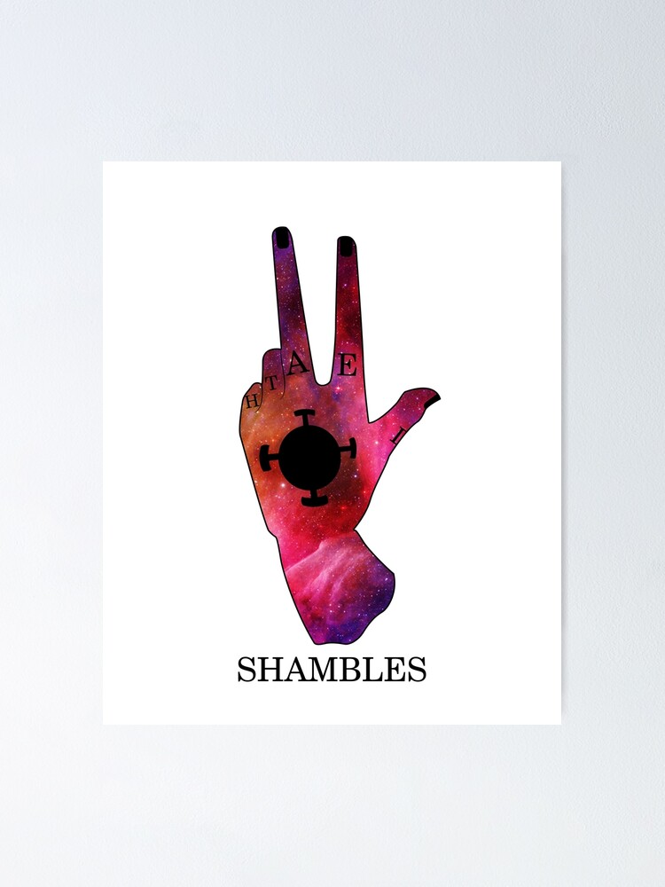 "Trafalgar Law- Shambles" Poster by husteena | Redbubble