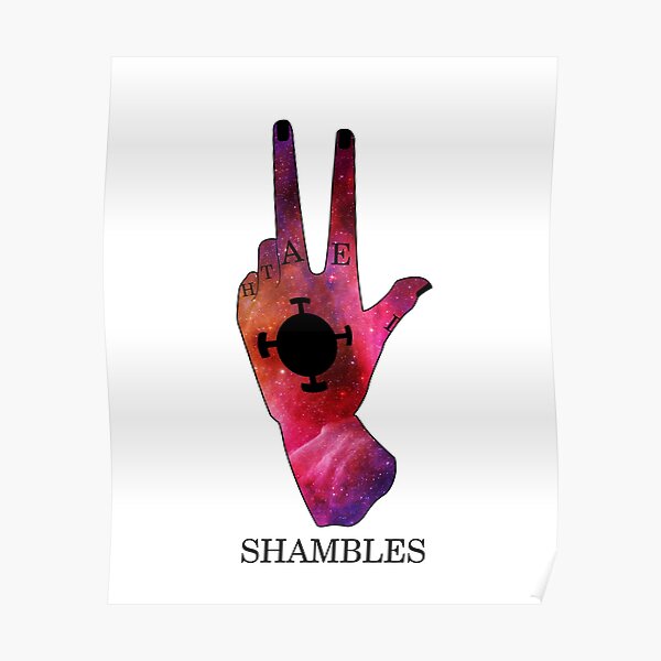 "Trafalgar Law- Shambles" Poster by husteena | Redbubble