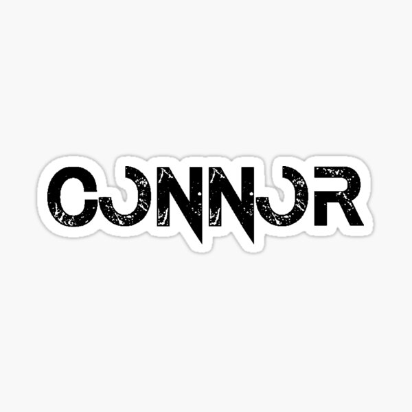 "Connor" Sticker by Shalomjoy | Redbubble