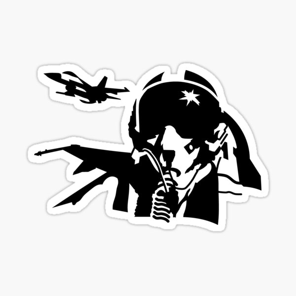 "Pilot F-16" Sticker by sibosssr | Redbubble