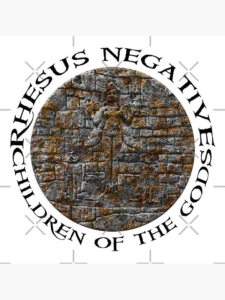 "Rhesus Negative Children of the Gods" Framed Art Print for Sale by ...