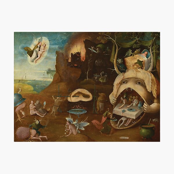 Lámina fotográfica «La visión de Tundale - Seguidor de Hieronymus Bosch ...