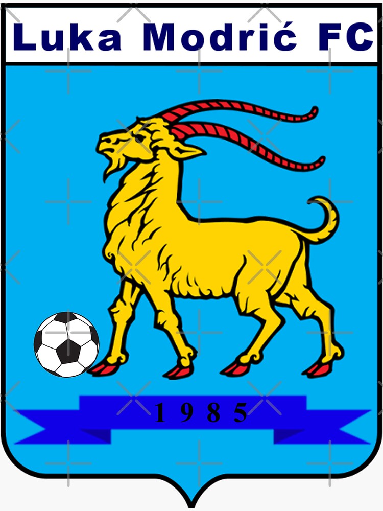 "Luka Modric FC Croatia Vatreni Hrvatska GOAT" Sticker for Sale by ...