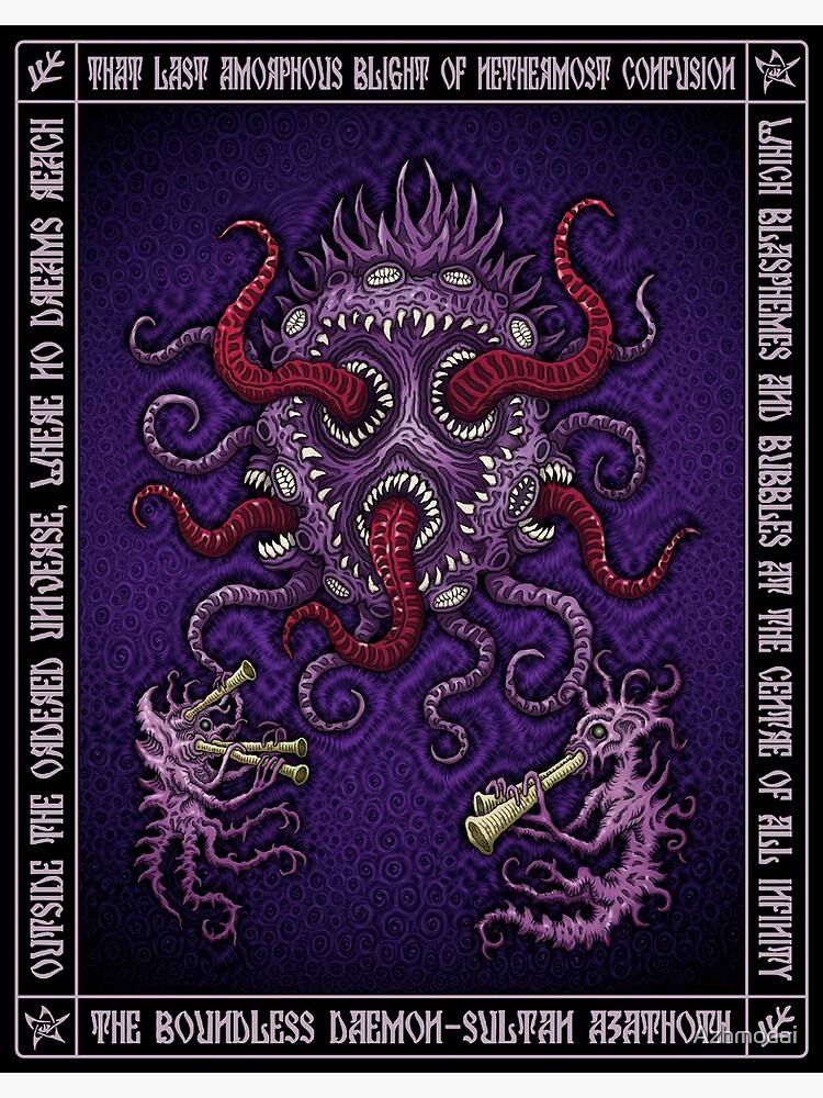 "Azathoth Icon - Azhmodai 2018" Art Print for Sale by Azhmodai | Redbubble