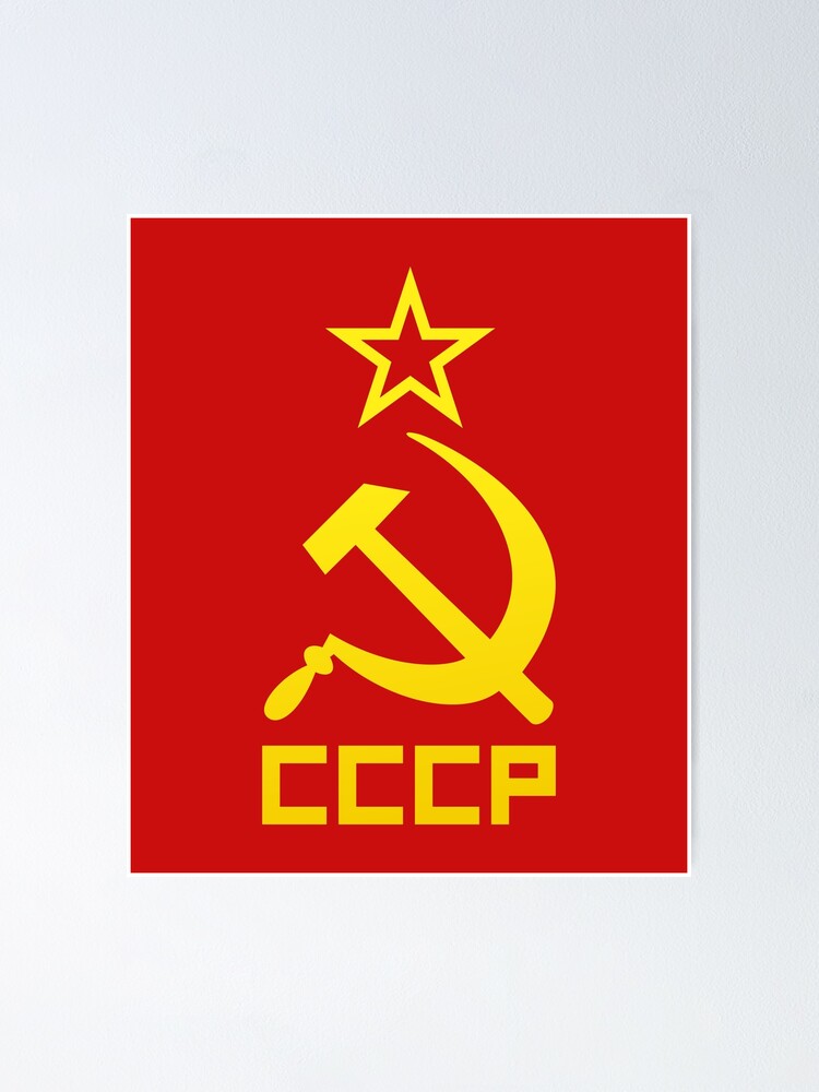 "CCCP yellow" Poster by Nxolab | Redbubble