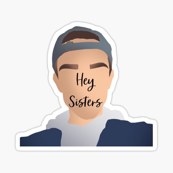 "Hey sisters James Charles" Sticker for Sale by rainyhearts | Redbubble